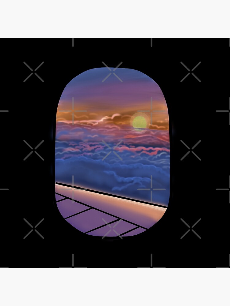 "Beautiful sky in airplane window " Poster for Sale by Mermaidssparkle ...