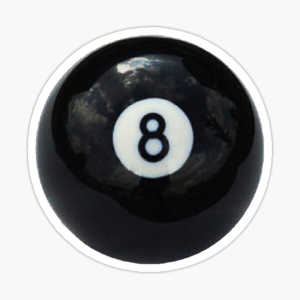 "8 Ball Billiards" Sticker for Sale by skylerrwhite | Redbubble