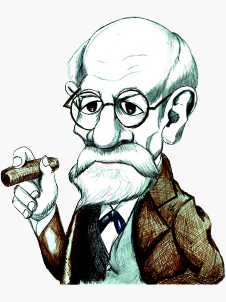 "Sigmund Freud Your mom quote 1" Sticker for Sale by yohine6 | Redbubble
