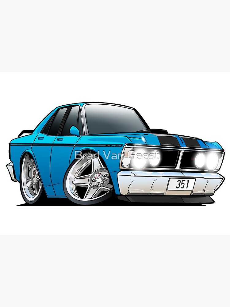 "Ford Falcon XY GT" Art Print for Sale by killustrator | Redbubble