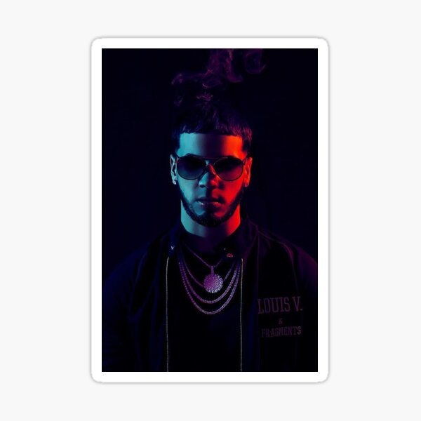 "Anuel AA konser" Sticker for Sale by watiwidya | Redbubble