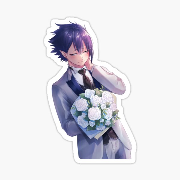 "tamaki amajiki with flowers" Sticker for Sale by alexhales8008 | Redbubble