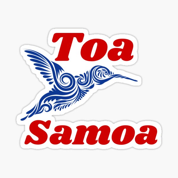 "Toa Samoa - Samoan Warrior Pride 685" Sticker for Sale by pug711 ...