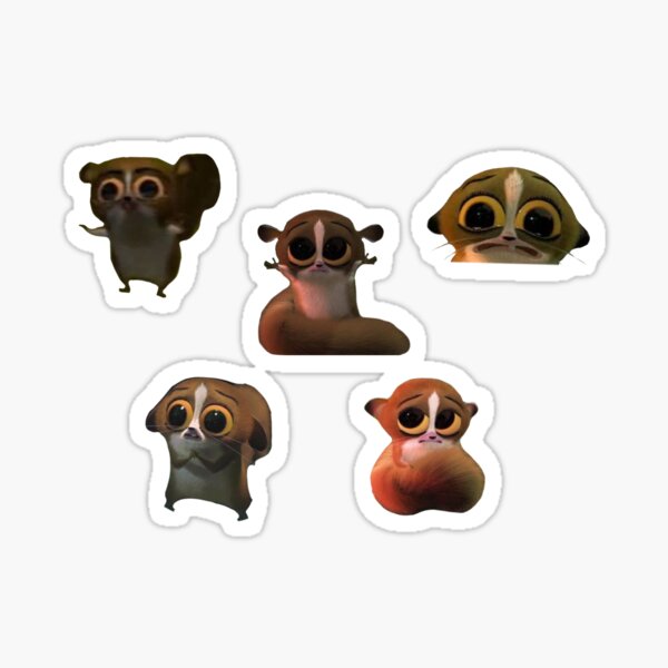 "Mort from Madagascar meme crying mort" Sticker for Sale by ...