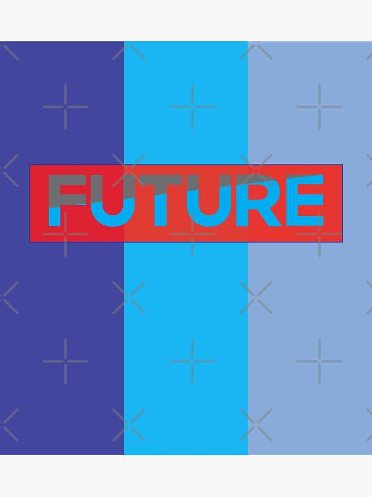 "Future Word Letter Text Color Motivational Design" Poster for Sale by ...