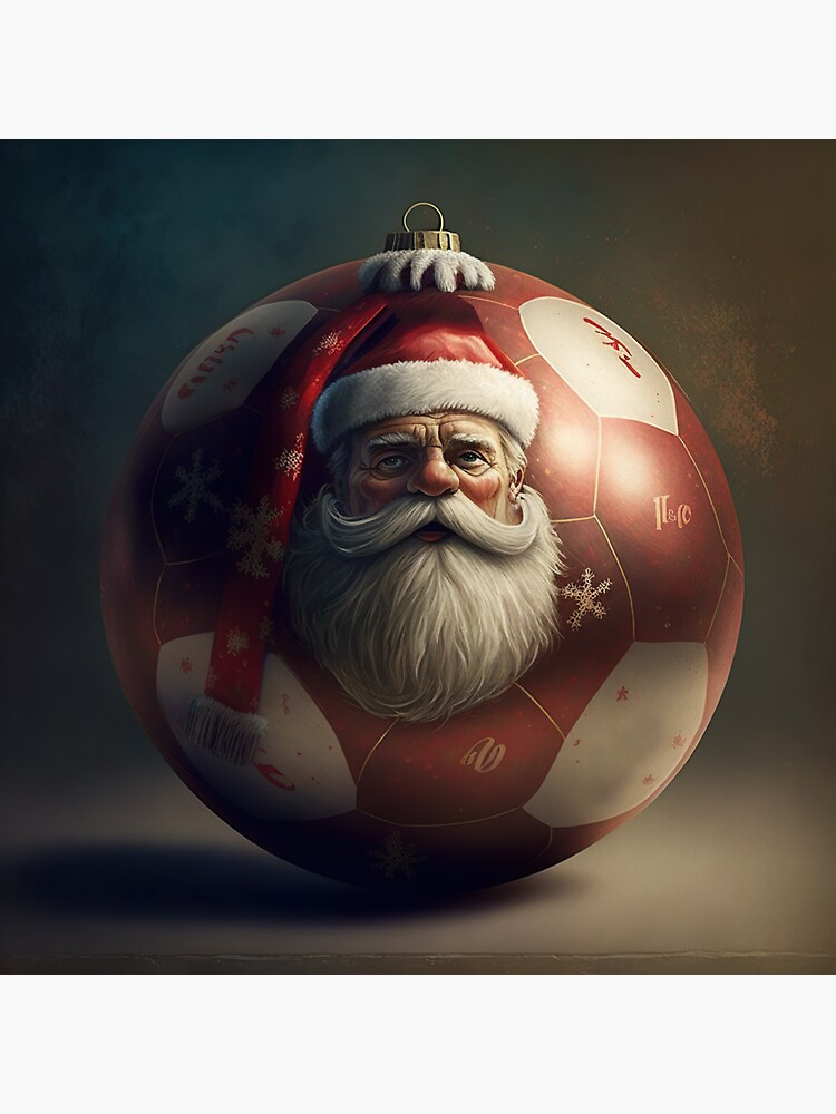 "Christmas Holiday Santa Futbol Soccer Decor - World CUp Limited ...