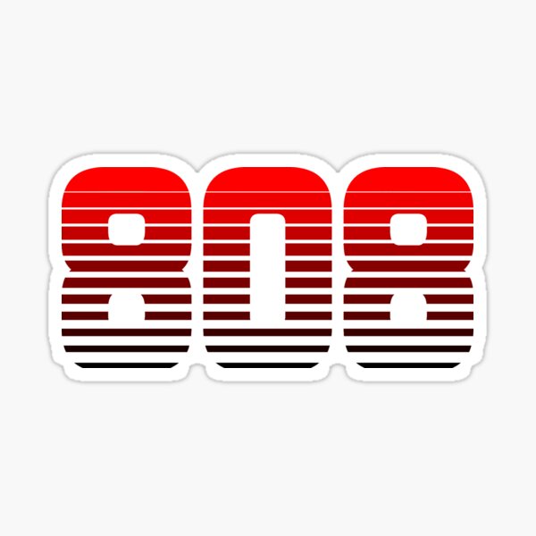 808 Stickers | Redbubble