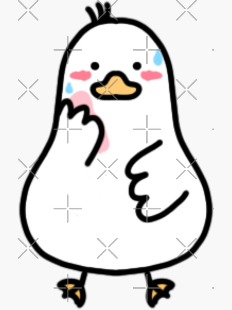 "Mr. Kwak's Sweat (Duck)" Sticker for Sale by Jusnow0 | Redbubble