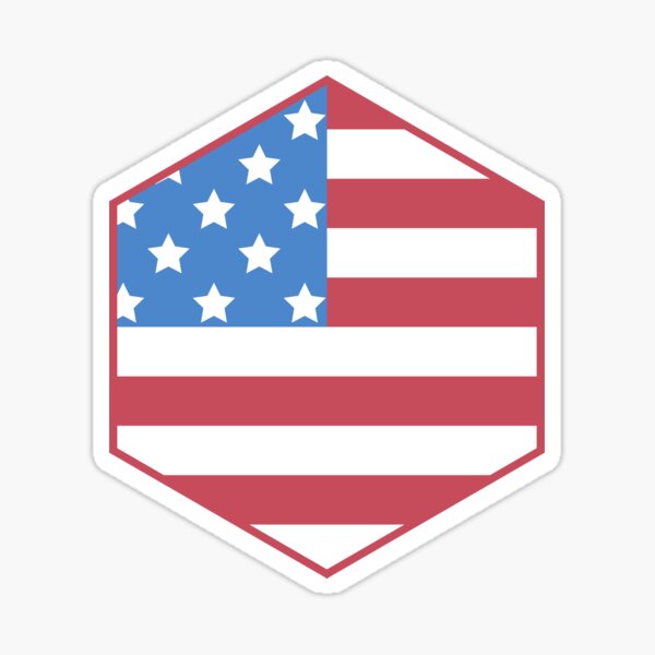 Sticker: Hexagon | Redbubble