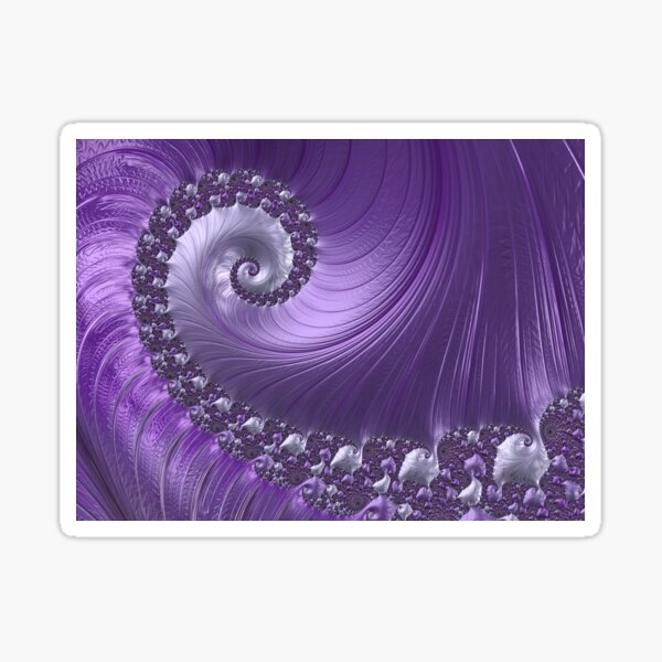 "Purple Spiral" Sticker for Sale by fineart2017 | Redbubble