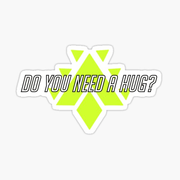 "do you need a hug?" Sticker for Sale by grayjuno | Redbubble