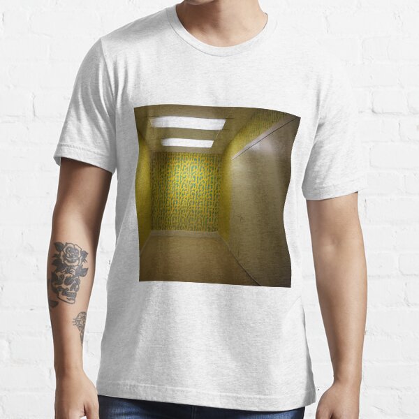"The Backrooms - Liminal Space - Doors and Yellow Wallpaper" T-shirt ...