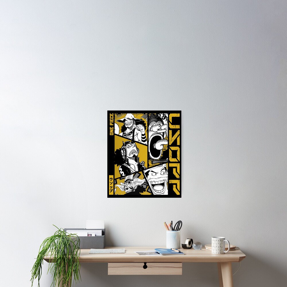 "Usopp Manga Panel - color version" Poster for Sale by Neoxnime | Redbubble