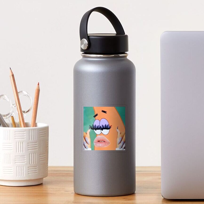 "Period Patrick Star" Sticker for Sale by Kyrah-Dailey | Redbubble