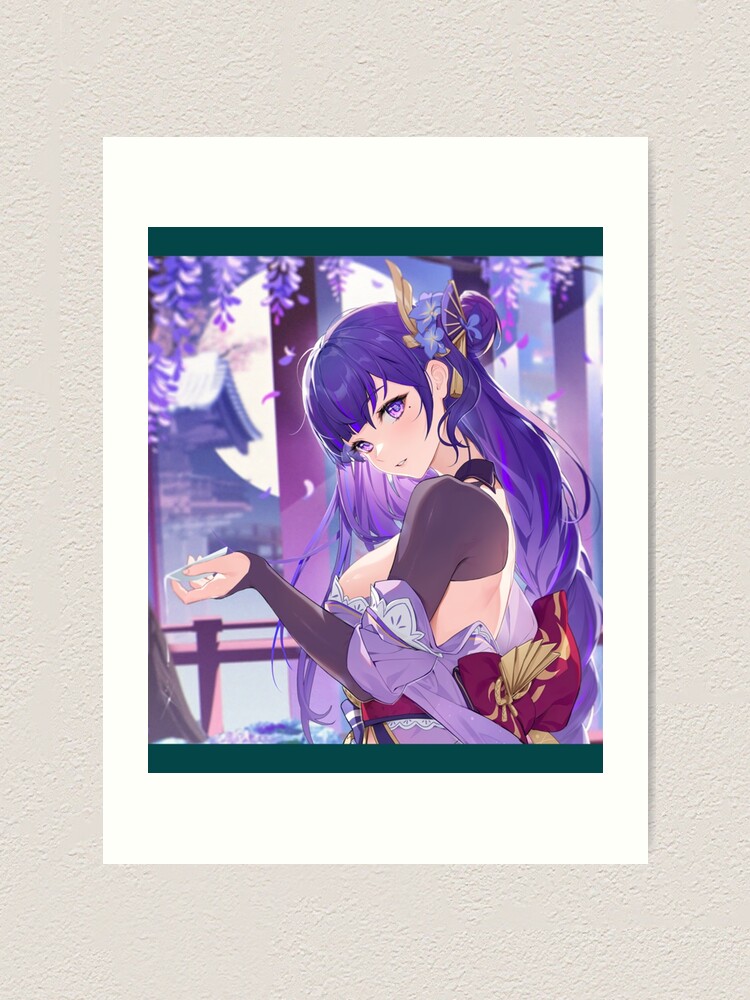 "Cute Raiden Shogun Genshin Impact " Art Print for Sale by ...