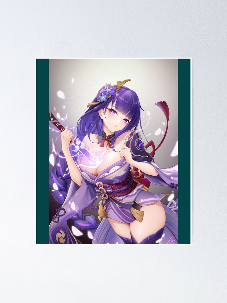 "Netter Raiden Shogun Genshin Impact" Poster von NurseRatchedD | Redbubble