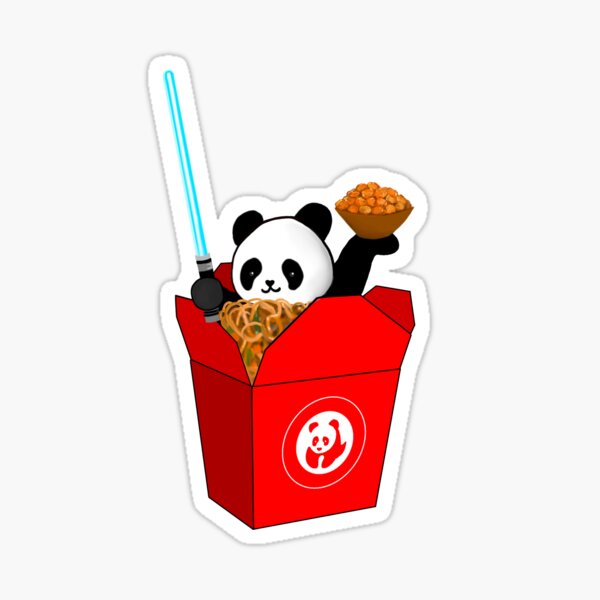 "The Rise of Panda Express" Sticker for Sale by artbykojpg | Redbubble