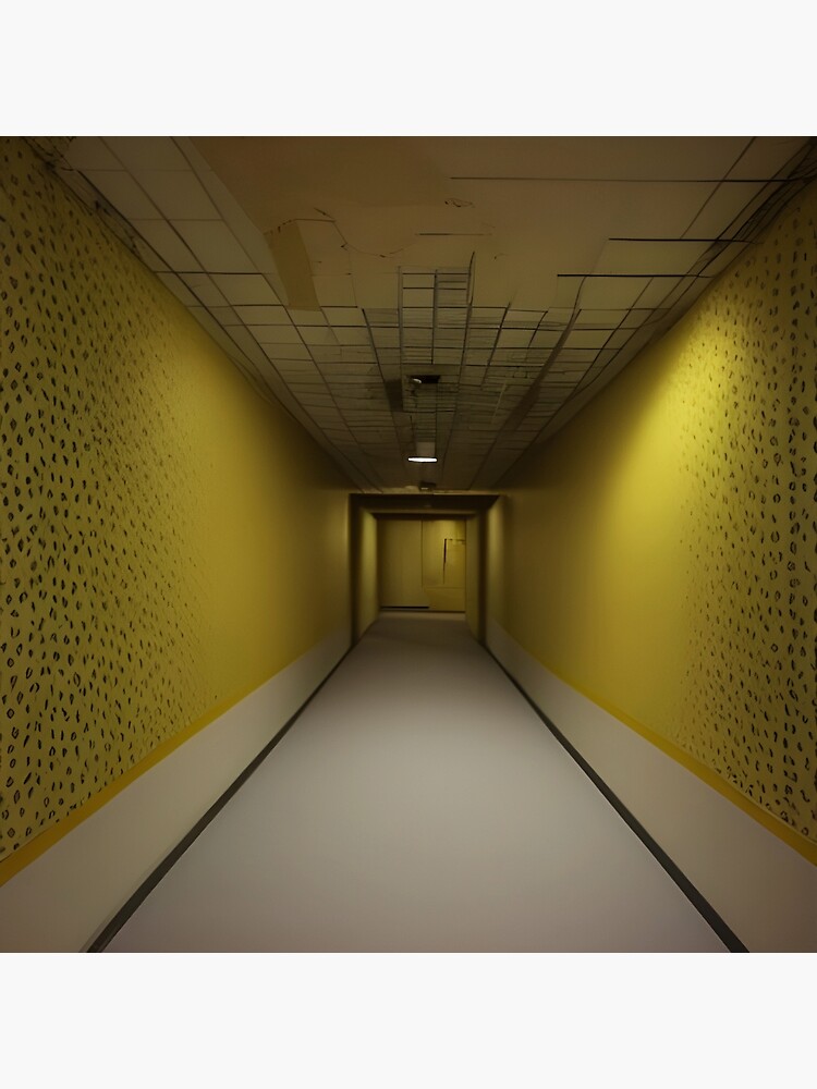 "The Backrooms - Liminal Space - Doors and Yellow Wallpaper" Poster for ...