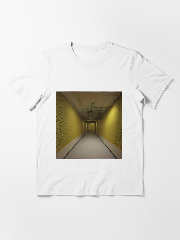 "The Backrooms - Liminal Space - Doors and Yellow Wallpaper" T-shirt ...