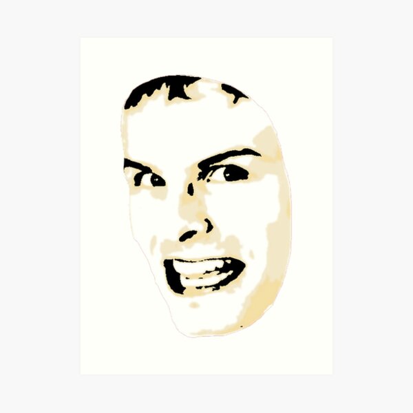"idubbbz face" Art Print by trayump | Redbubble