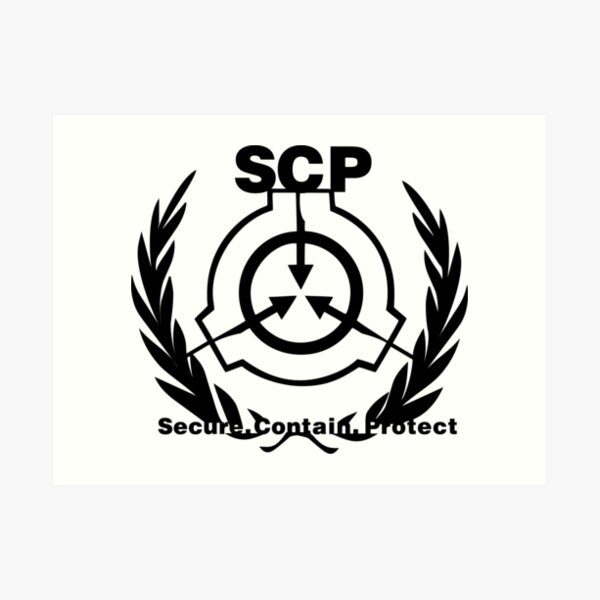 "Secure.Contain.Protect. Logo" Art Print by EyesofTerror | Redbubble