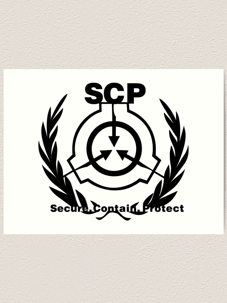 "Secure.Contain.Protect. Logo" Art Print by EyesofTerror | Redbubble