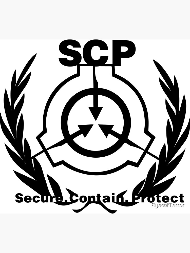 "Secure.Contain.Protect. Logo" Art Print by EyesofTerror | Redbubble