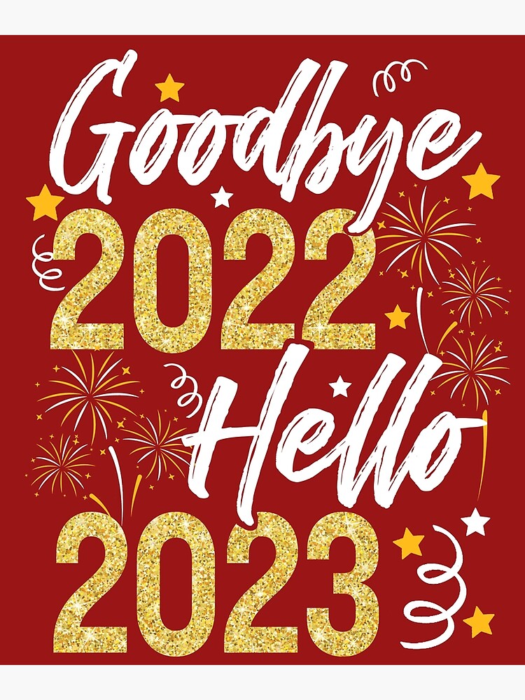 "Funny New Year NYE 2023 Fireworks New Years Eve Countdown" Poster for ...
