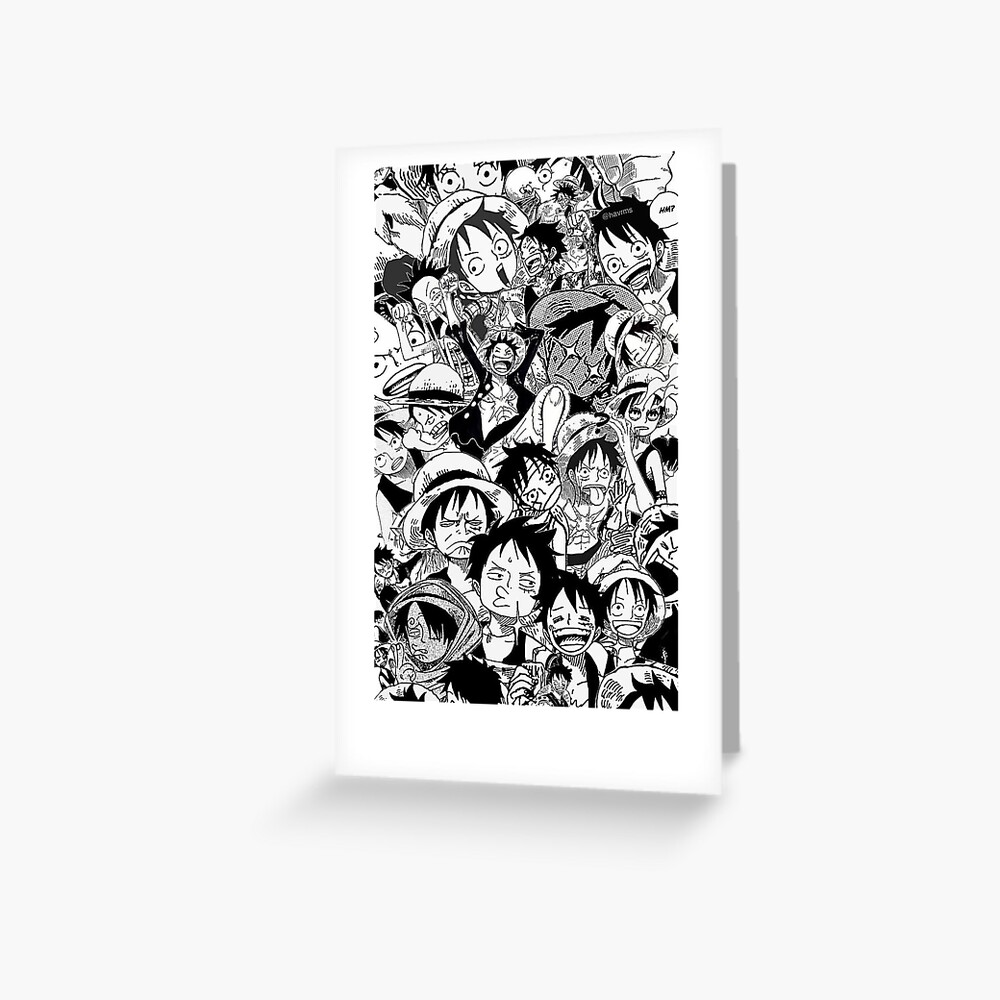 "Luffy Collage" Greeting Card for Sale by Astral-World | Redbubble
