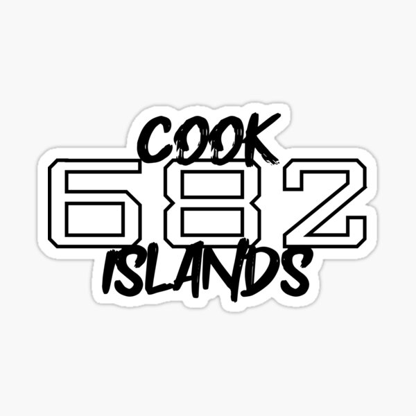"COOK ISLANDS 682" Sticker for Sale by PolyMicroMela | Redbubble