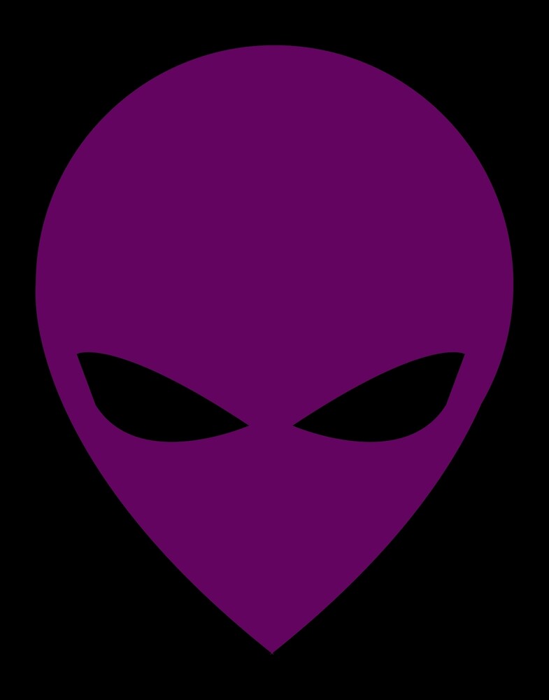 "Purple Alien" by wickedcartoons | Redbubble