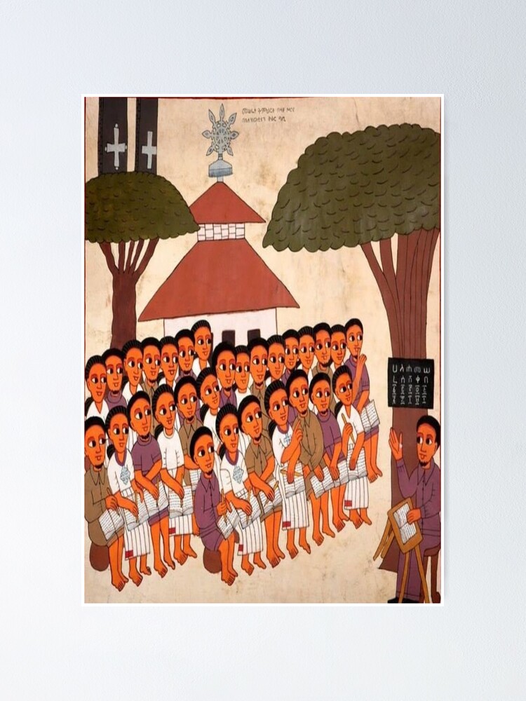 " Ethiopian alphabet hahu" Poster for Sale by HaGeez | Redbubble