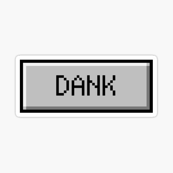 "DANK - Aesthetic Vaporwave Windows Button" Sticker by ethandirks ...