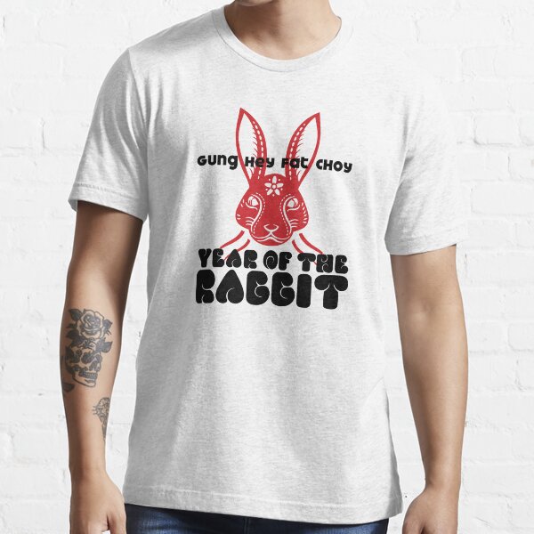 "Year of the Rabbit 2023, Gung Hey Fat Choy No. 2" T-shirt for Sale by ...