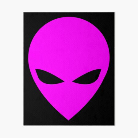 "PINK ALIEN" Art Board Print for Sale by wickedcartoons | Redbubble