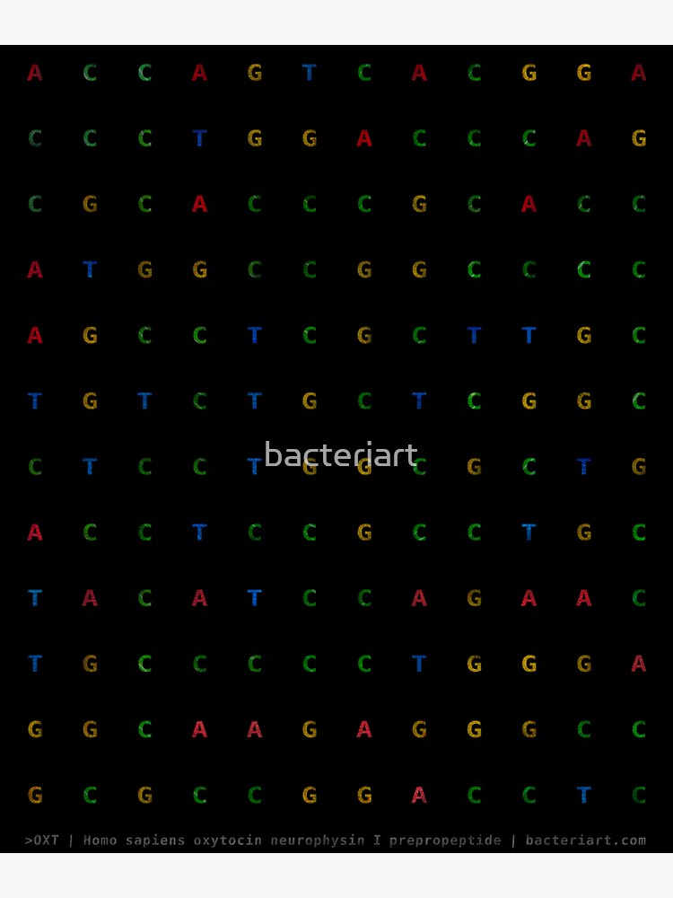 "DNA Sequence Colorful Gene ATGC RNA" Sticker for Sale by bacteriart ...