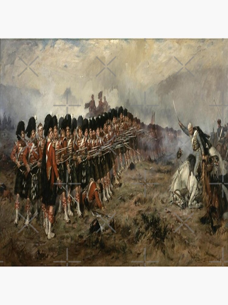 "The Red Line - Scottish Highlanders - Battle of Balaclava - 1854 - Art ...