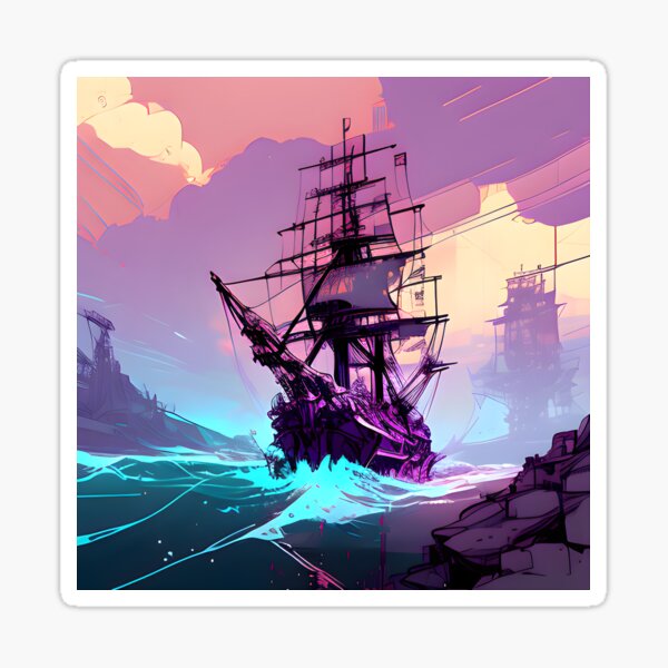 "Wave Splitter " Sticker for Sale by AnvilArtCo | Redbubble