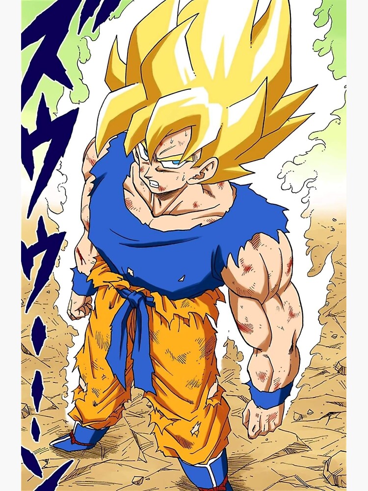 "Super sayan Goku" Sticker for Sale by Peponji | Redbubble