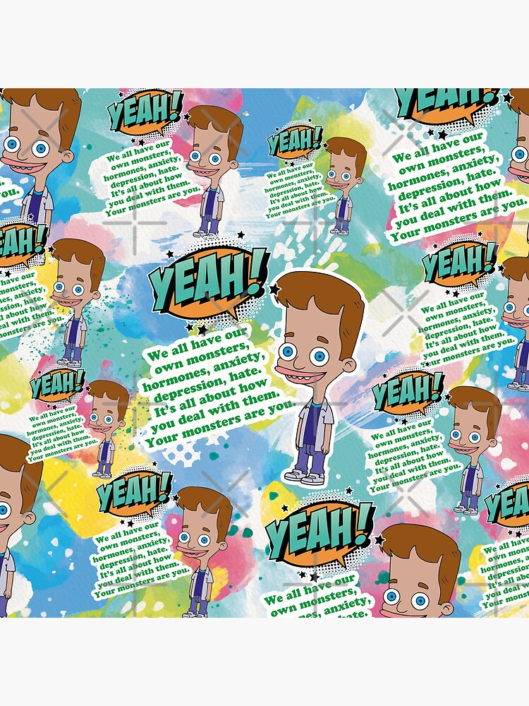 "Big Mouth, Nick Kroll Zitat, We all have our own monsters hormones ...