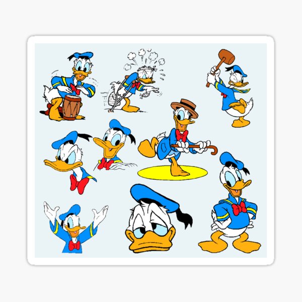 "donald duck dancing" Sticker for Sale by alexhales8008 | Redbubble