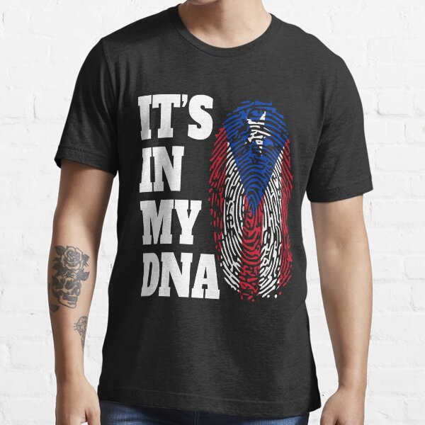 "Happy It's In My DNA Puerto Rico Rican Flag" T-shirt for Sale by ...