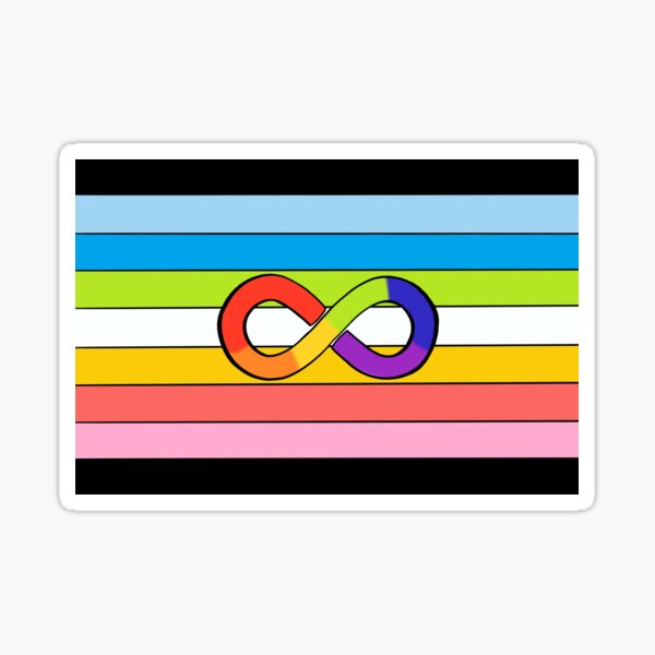 "Queer Neurodivergent pride flag " Sticker for Sale by faolansforge ...