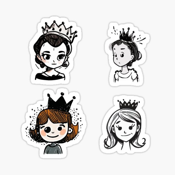 "Smiling princess anime" Sticker for Sale by selektronik | Redbubble
