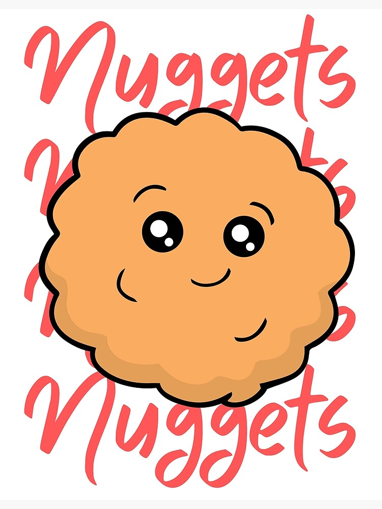 "Cute nugget piece " Poster for Sale by ameralalaak | Redbubble