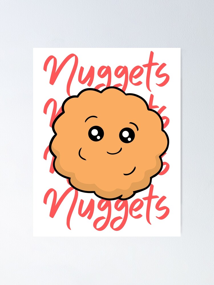 "Cute nugget piece " Poster for Sale by ameralalaak | Redbubble