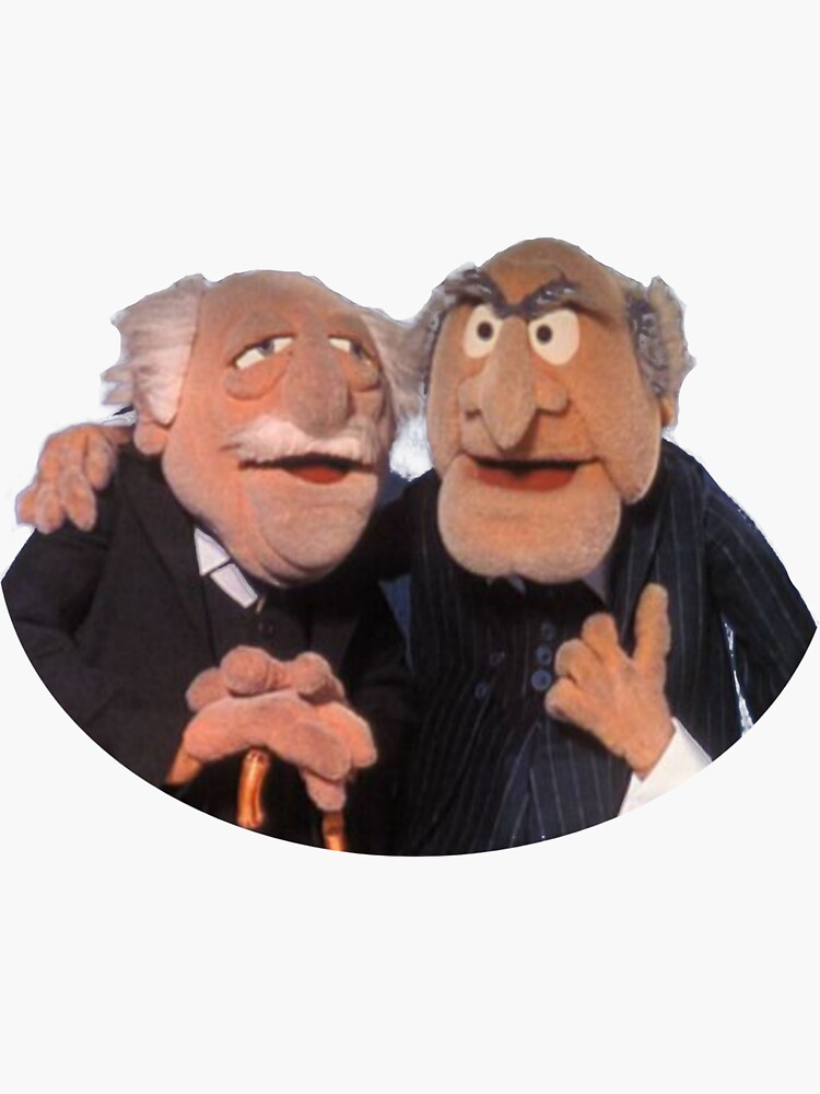 "Statler and Waldorf vintage" Sticker for Sale by ADLERART2023 | Redbubble