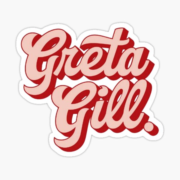 "Greta gill" Sticker for Sale by hakimnano7 | Redbubble