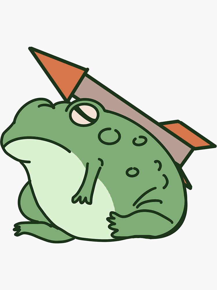 "Missile Toad" Sticker for Sale by SaintJna | Redbubble