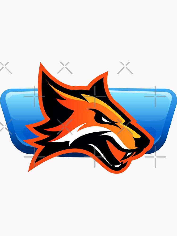 "Fox logo" Sticker for Sale by DeanDK | Redbubble